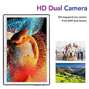 10.1 Inch HD Smart Tablet 2GB RAM 32GB ROM Dual SIM Dual Standby Tablet 3 Card Slots Design for Work and Entertainment (US Plug)