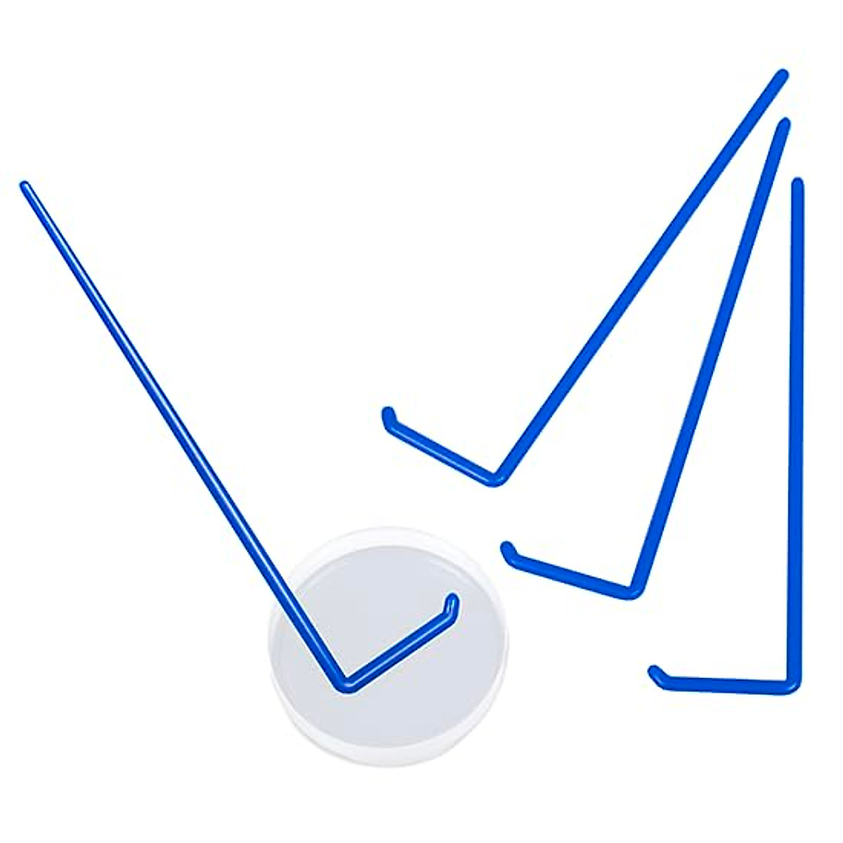 Argos C4050 Polypropylene Sterile Disposable Blue L-Shaped Cell Spreaders (Case of 500)