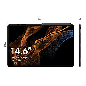 Samsung Galaxy Tab S8 Ultra 512GB Super AMOLED, 120Hz, HDR10+ 14.6" Screen WiFi - Graphite