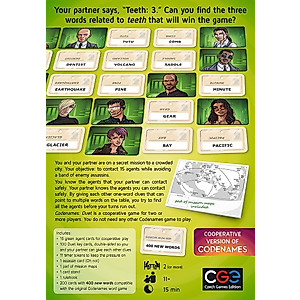 Codenames bundle Set with Codenames and Codenames Duet by Czech Games (2 items)