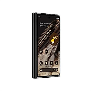 Google Pixel Fold - Unlocked Android 5G Smartphone with Telephoto Lens and Ultrawide Lens - Foldable Display - 24-Hour Battery - Obsidian - 256 GB