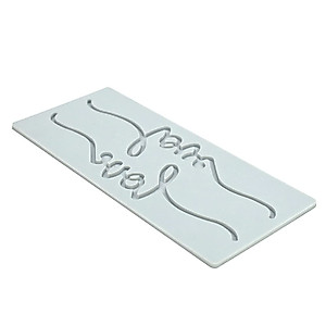 Love Silicone Lace Mold, Cake Mat, Fondant Impression Mats, Heart Pattern Lace Mat for Cake Decorating Valentine's Day (A_6.40x5.52x0.12inch)