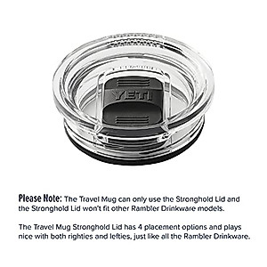 YETI Stainless Steel Rambler Travel Drinking_Cup, Vacuum Insulated with Stronghold Lid, 20 Ounces, Alpine Yellow