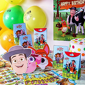 LA GRANJA DE ZENON Supply Birthday | Party Decorations Set serves 20 for Creating Theme Party