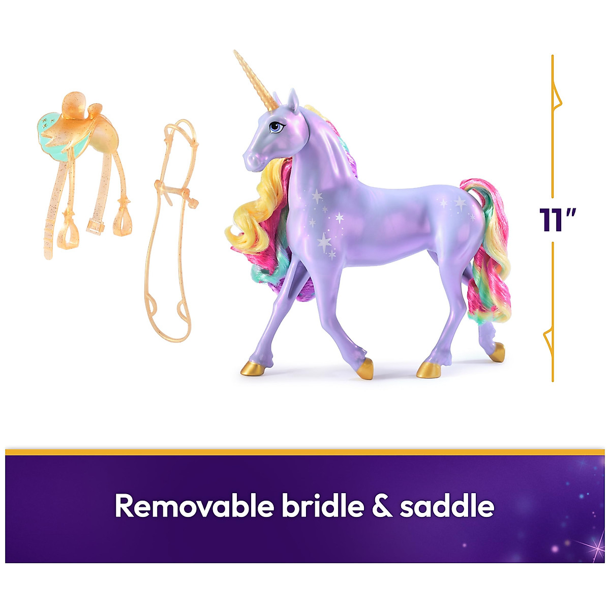 Unicorn Academy, Interactive Rainbow Light-up Wildstar with Lights, Sounds & Music, Dolls & Unicorn Toys for Girls Ages 4 and up