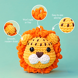 Sekafris Crochet Yarn with Cotton - Chunky Yarn for Crocheting - Cotton-Nylon Blend (Pale Blue)