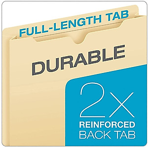 Office Depot Manila File Jackets, 1in. Expansion, 8 1/2in. x 11in., Box of 50, OD24910