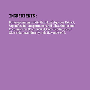 Alaffia EveryDay Shea Shampoo - Normal to Very Dry Hair, Helps Clean with Shea Butter and Coconut Oil, Fair Trade, Lavender, 32 Fl Oz