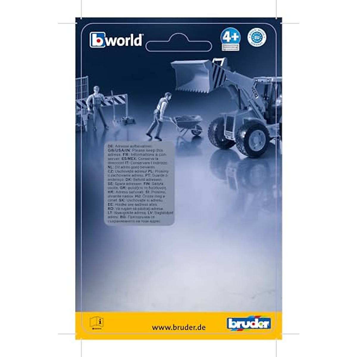 Bruder 60020 Construction Worker with Jackhammer and Tools