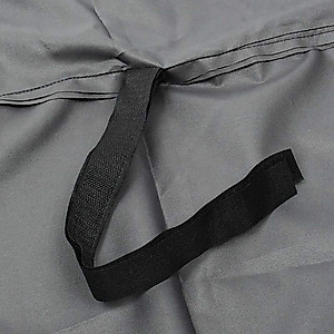 Lseqow Swing Seat Canopy, Waterproof Swing Canopy Replacement Canopy Swing Seat Chair Garden Chair Tent Porch Top Cover Swing Roof for Patio,Garden,Poolside,Balcony,Dark Grey