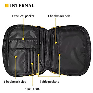 Flashideas Sunflower Portable Bible Cover Carrier Tote Bag Carry Bible Notebook Study Bible Case, Bible Cover Travel Purse Cell Phone Bags, Bilble Journaling Supplies