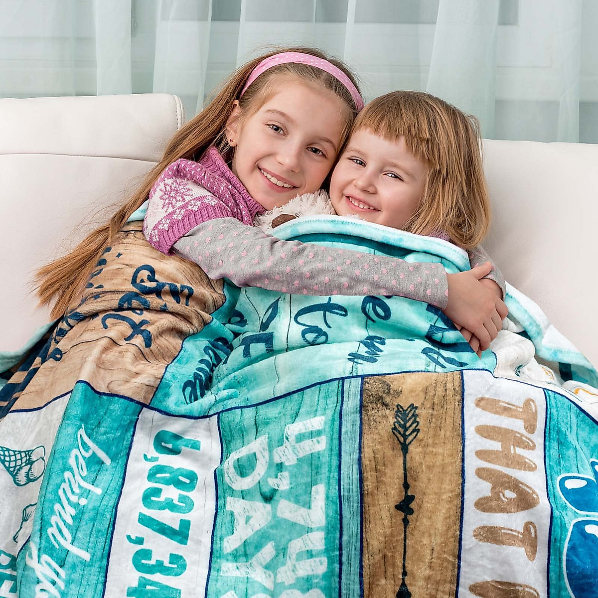 Winkwarm 10 Year Old Girl Birthday Gifts Blanket, 10th Birthday Decorations for Girl, Best Birthday Gifts for 10 Year Old Girl, Birthday Gift Ideas Throw Blanket 60"X50"