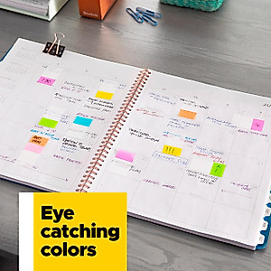 Post-it Flags, 35/Dispenser, 4 Dispensers/Pack, .47 in Wide, Assorted Bright Colors (683-4AB)