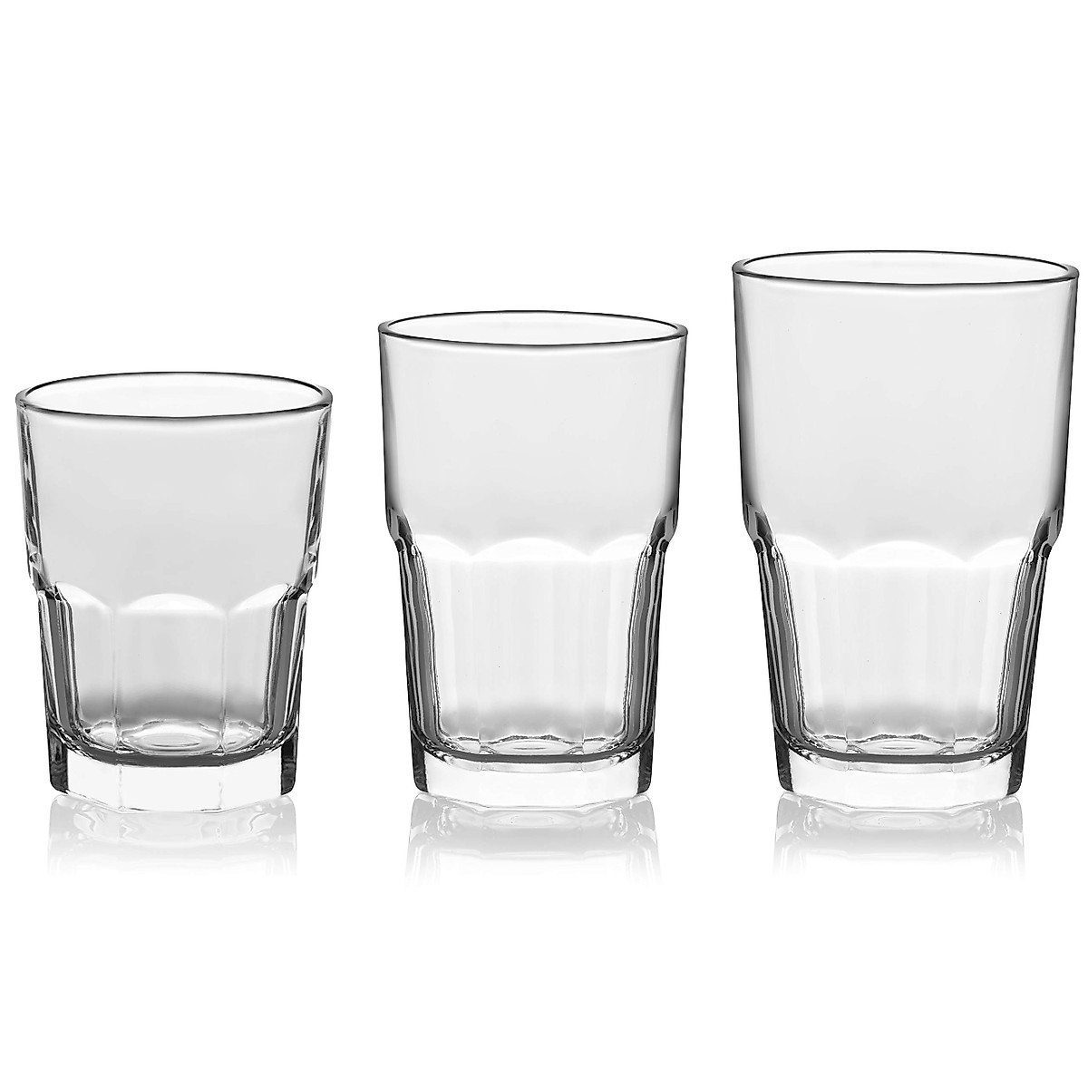 Libbey Boston 18-Piece Tumbler, Rocks and Juice Glass Set