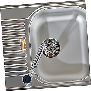 DOITOOL 4 pcs Up Drain Replacement for Bathroom Kitchen Sink Push Spring Mechanism Bolt Waste Stopper Strainer for Control