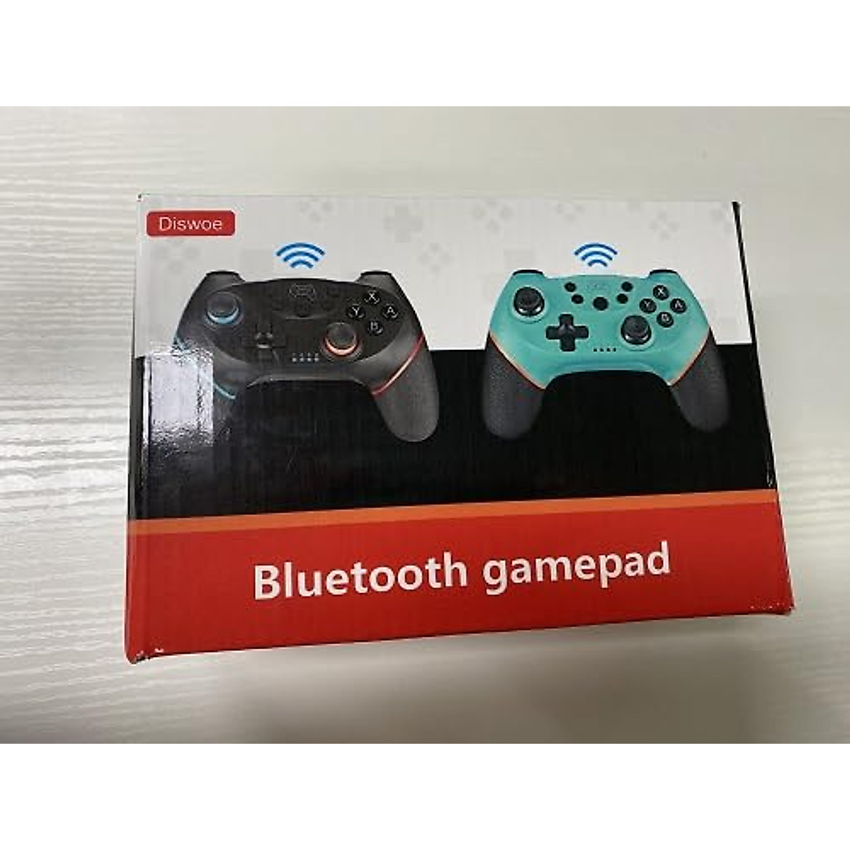 Diswoe Upgraded Wireless Controller for Switch/Lite/OLED Pro Controller for Switch Remote Joystick Gamepad Supports Wake up, Gyro Axis, Turbo, Dual Vibration and Screenshot Function