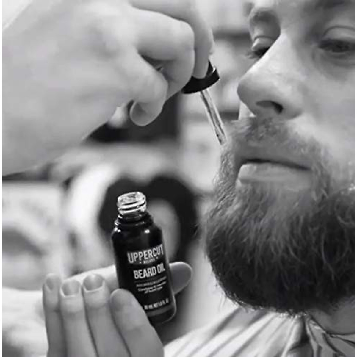 UPPERCUT DELUXE Conditioning Beard Oil, Patchouli & Leather Scent, 1 fl. oz.