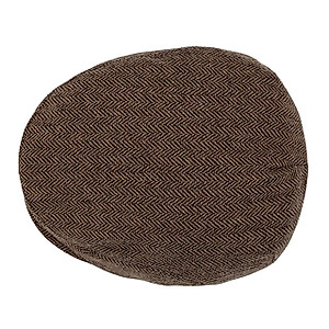 FALETO Men's Herringbone Wool Blend Flat Ivy Newsboy Hat Gatsby Cabbie Cap