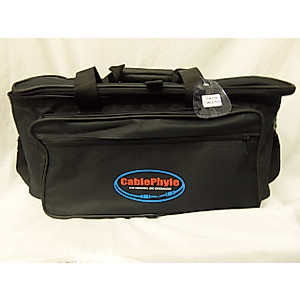 CablePhyle - Professional 12-Slot Cable File Gig Bag, for Cords, Sound Equipment, DJ Gear, Musician Accessories, CFB-LTE