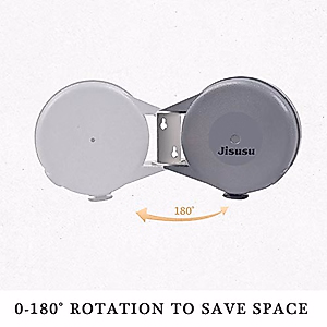 JISUSU 40 Ft Long Retractable Clothesline , Portable Heavy Duty Outdoor Washing Line with Wall Mount,