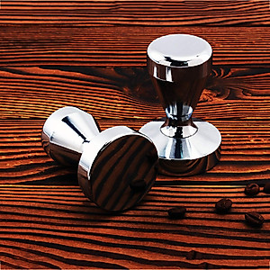 Coffee Tamper Press Chromed (49 mm / 1.9")
