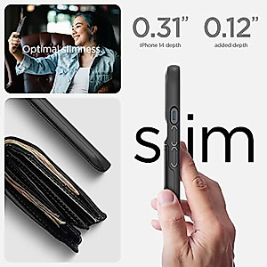 Spigen Slim Armor CS Case Compatible with iPhone 14 - Black