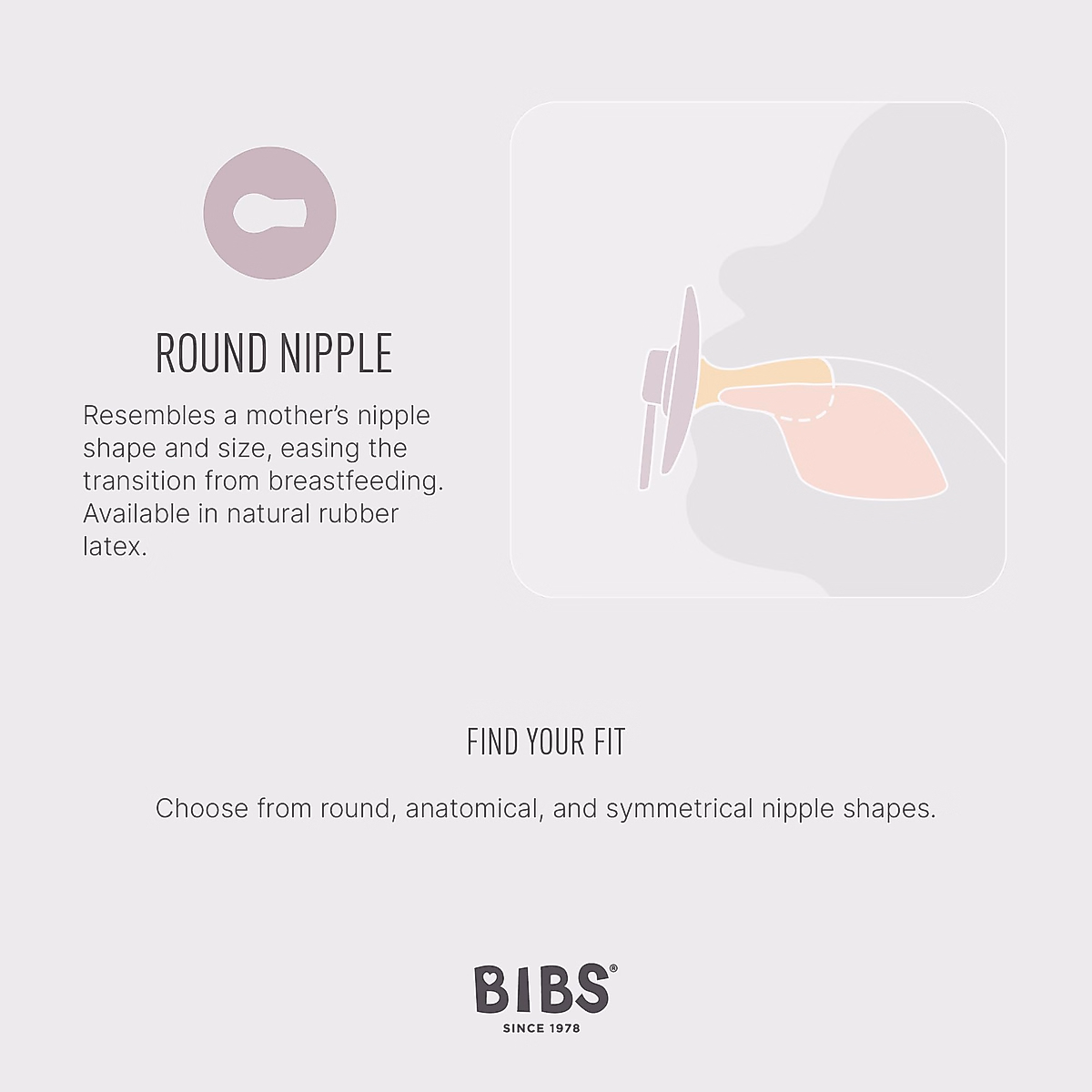 BIBS Pacifiers Colour Collection | Natural Rubber Baby Pacifier | Set of 2 BPA-Free Soothers | Made in Denmark | 6+ Months (Pack of 2) | Coral/Ruby