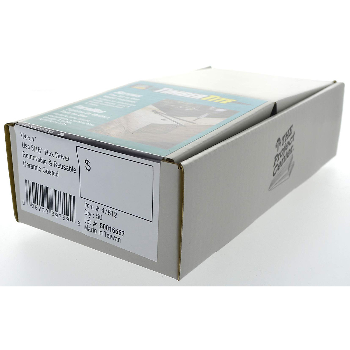 Hillman 47812 TimberTite Landscape Screw, 1/4" x 4", 50-Pack, 50 Count