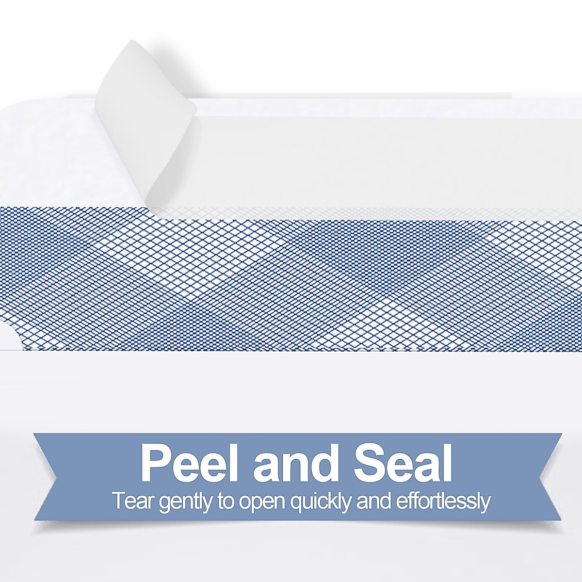 500 #10 Double Window Security Envelopes, PANDRI NO.10 Self-Seal Window Envelopes Designed for Invoices and QuickBooks, Business Statements & Documents - Number 10 Size 4 1/8 Inch X 9 1/2 Inch- 24 LB