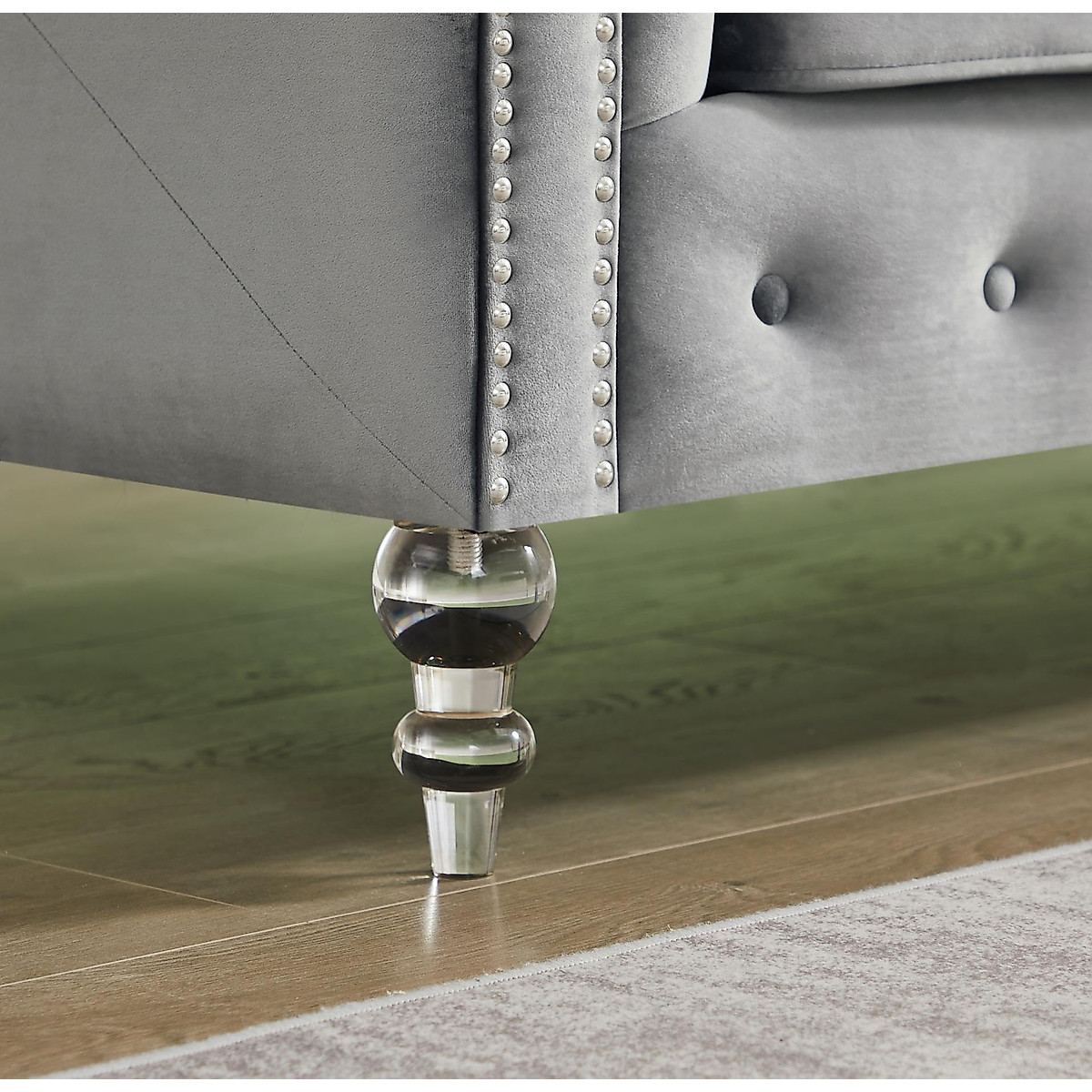 BeiXuan Modern Wood Frame Convertible Loveseat Sofa Bed,2-Seat Couch Leisure Chair with Upholstery Pillows,for Living Room/Reading/Bedroom/Apartment/Small Space,Black Velvet