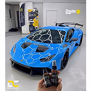 Drexler Ceramic Coating Kit 9h - Professional Grade, 3-5 Years of Gloss & Protection for Cars, 9h Hardness, Extra Hydrophobic Coating, High Shine Finish