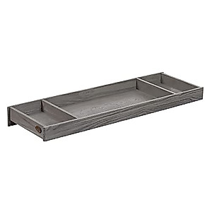 Soho Baby 44065530 Chandler Premium Changing Topper for 6-Drawer Dresser, Wire Brush Graphite Gray Finish