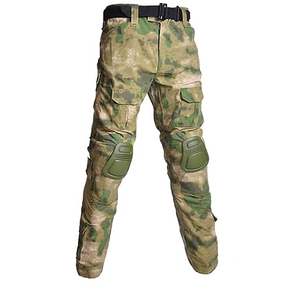 Men Combat Airsoft Tactical Military Army Trousers CP Hiking Camo1 Multi-Pocket Pants Ruin Gray XL