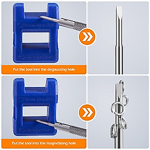 8PCS Professional Screwdriver Set, VAKOGAL Micro Precision Screwdriver Kit 0.6-1.6mm, 8 Extra Replace Blades for Watch Repair, Eyeglasses Repair, Jewelry Work, Electronics Repair