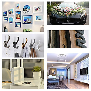 108 Ft Double Sided Tape,3m Mounting Adhesive Tape Heavy Duty, Foam Tape, LED Strip Lights, Home Decor, Office Decor (0.39In, Black)