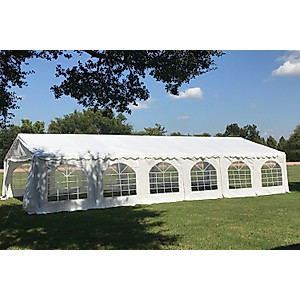 DELTA 40'x20' Budget PE Party Tent, Tents for Parties, Carpas para Fiestas,Heavy Duty Outdoor Event Canopy,Wedding Tent,with Waterproof Top