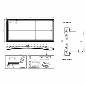 Elite Screens Lunette 2 Series, 115-inch Diagonal 2.35:1, Curved Home Theater Fixed Frame Projector Screen, CURVE235-115W2, CineWhite, 115"" diag. 2.35:1"