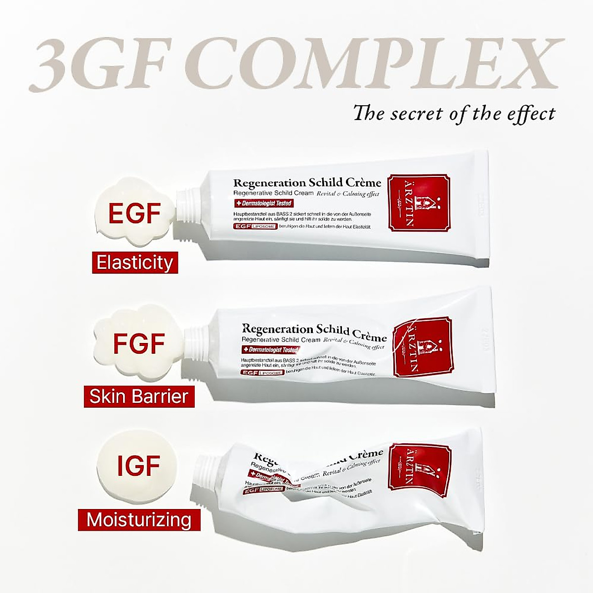 ARZTIN Regenerative Schild Cream, Daily Repair Cream for Sensitive & anti-aging Care Dermatologist-Recommended 1.8 oz.