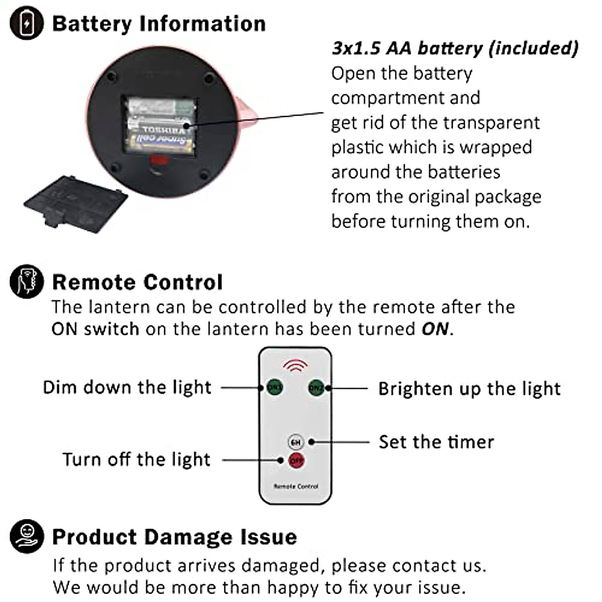 Furora LIGHTING Pink Decorative Lantern Battery Operated Remote Controlled, 6Hr Timer for Indoor Vintage Home Decor, 9.7" Outdoor Patio Hanging Tabletop Ornaments, 2 Pack Cute LED Lanterns Room Decor