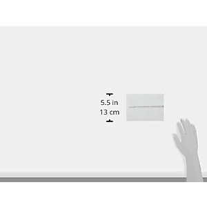 Strathmore 105-680 Photo Mount Cards, White Decorative Embossed Border, 100 Cards & Envelopes