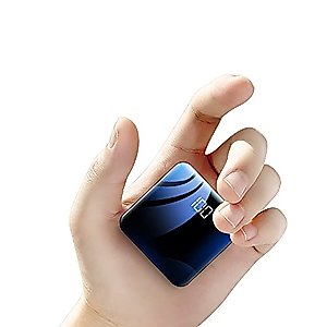 T-CORE Power Bank 10000mAh Portable Charger,Smallest External Battery Lightest Ultra Compact High Speed 2USB Cell Phone Mobile Pack for iPhone Xs 8 7 6 Samsung Galaxy Note S9 iPad Tablet-Black