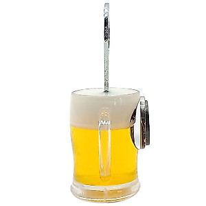 Beer Mug Shape Bottle Opener Practical Stainless Steel Wine Opener Kitchen Accessories (Beer Mug Shape)