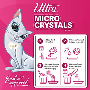 Ultra Micro Crystals Cat Litter 5 pounds