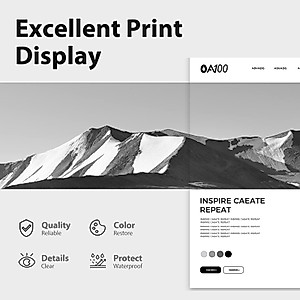 OA100 Remanufactured Ink Cartridges Replacement for HP 901XL 901 XL for OfficeJet J4680 J4580 J4680c J4550 J4524 J4540 J4500 J4660 J4640 4500 G510n G510g (Black Tri-Color, 2-Pack)