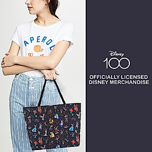 Disney Mickey and Stitch Tote bag - Girls, Boys, Teens, Adults - Mickey Minnie Mouse, Stitch, Classic Canvas Tote Travel Bag