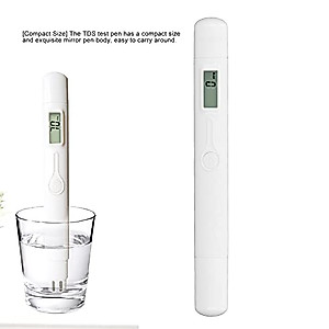 Water Purity Tester LCD Screen Compact Convenient TDS Test Pen Accurate Measurement for Fish Tank