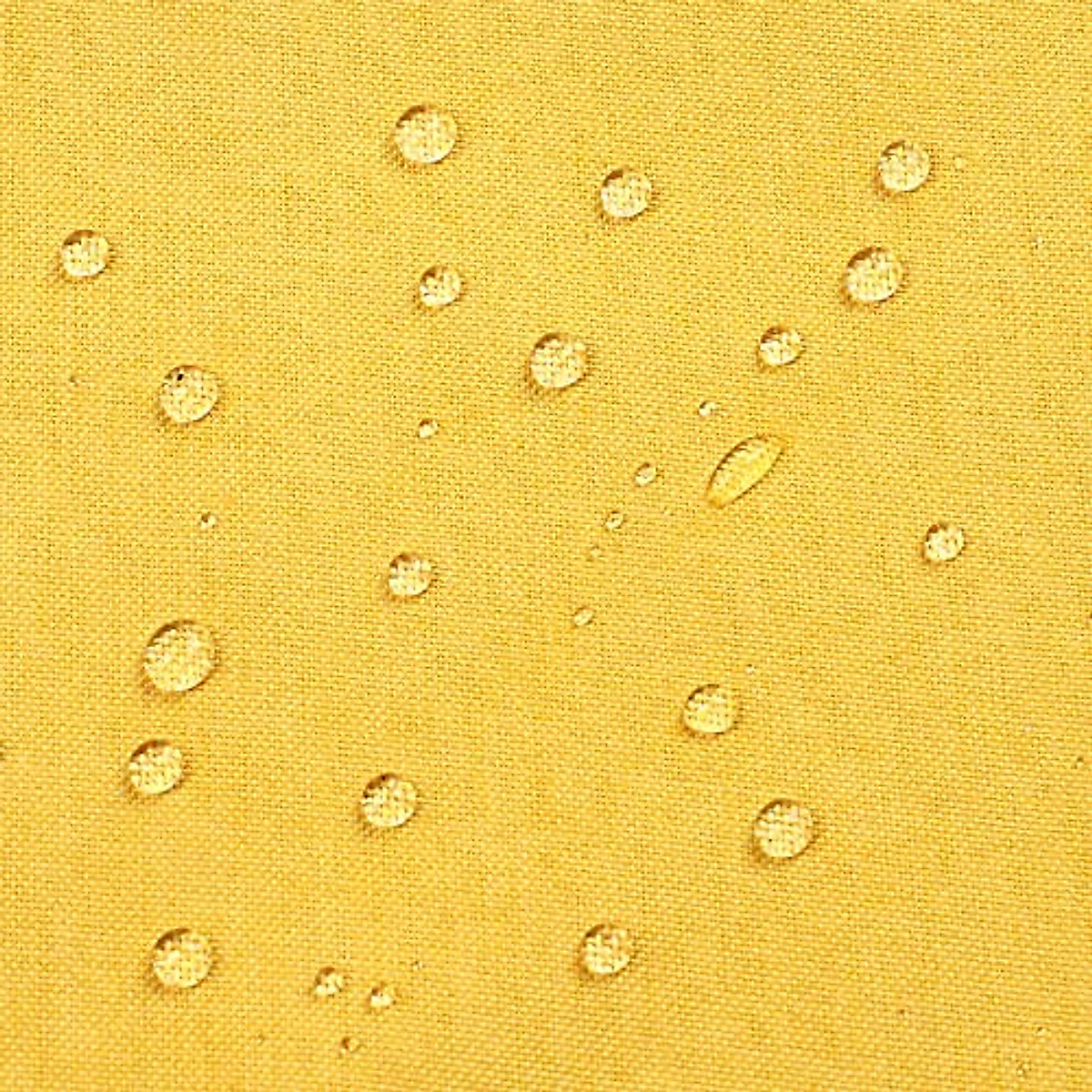 ReeQuo Pack of 2 Outdoor Throw Pillow Covers,Decorative Solid Line Waterproof Pillowcases Farmhouse Cushion Covers for Garden Patio Sofa Home Decoration 18x18 Inch Yellow