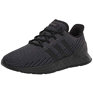adidas Men's Questar Flow Nxt Running Shoe, Black/Black/Grey, 10.5