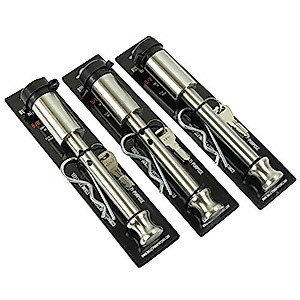 3 Pack - Bulletproof Stainless Steel Trailer Hitch Locking Pin with Weather Resistant Rubber Cap / 5/8" Diameter/Universal Fit…
