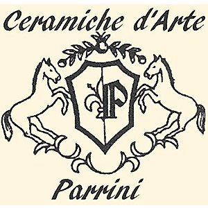 CERAMICHE D'ARTE PARRINI - Italian Ceramic Serving Appetizer Tray Baguette Decorated Grape Hand Painted Made in ITALY Tuscan